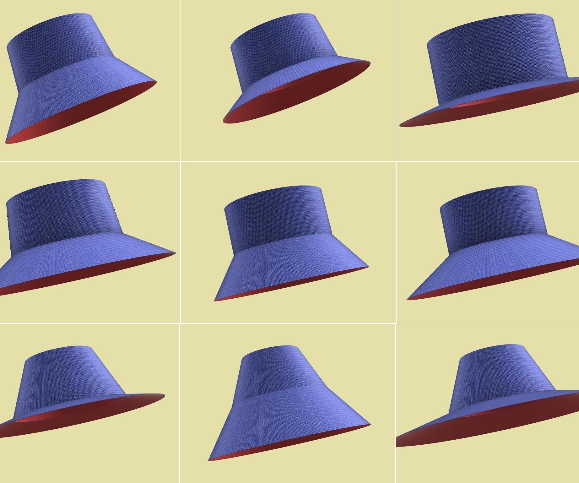 Parametric Bucket Hat With Pattern : 10 Steps (with Pictures ...