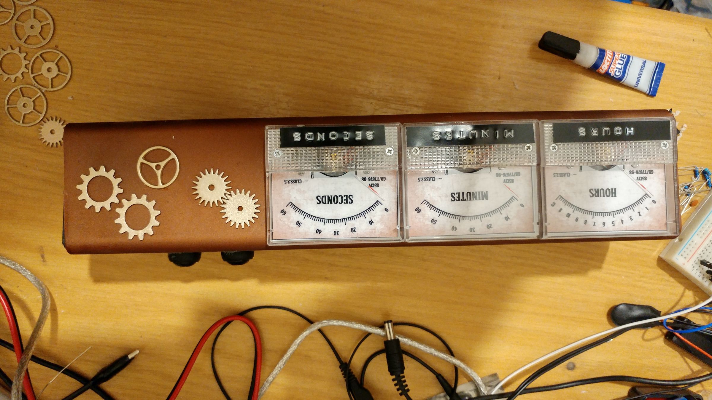 Steampunk Voltmeter Clock : 6 Steps (with Pictures) - Instructables