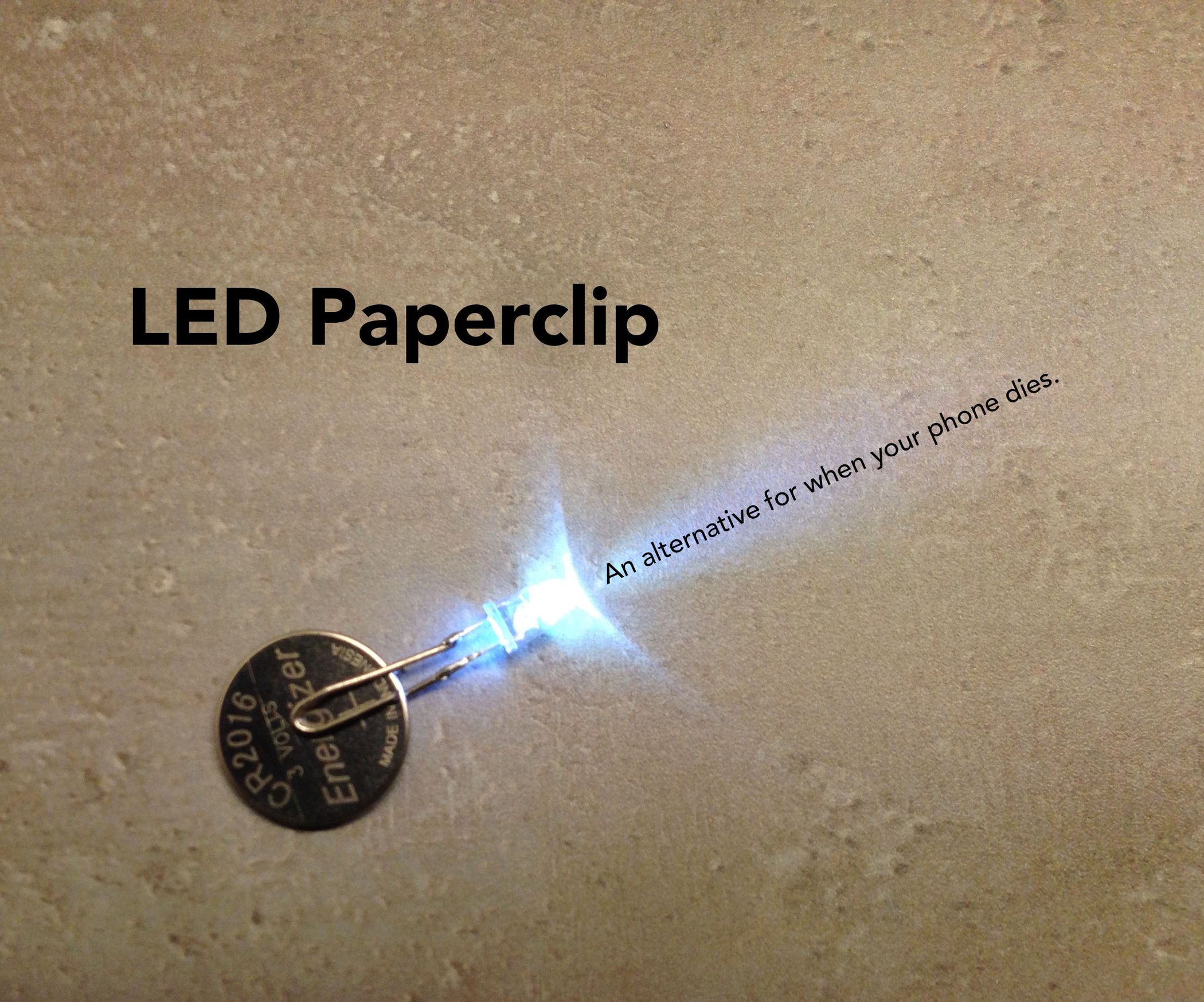 LED Paperclip : 6 Steps (with Pictures) - Instructables