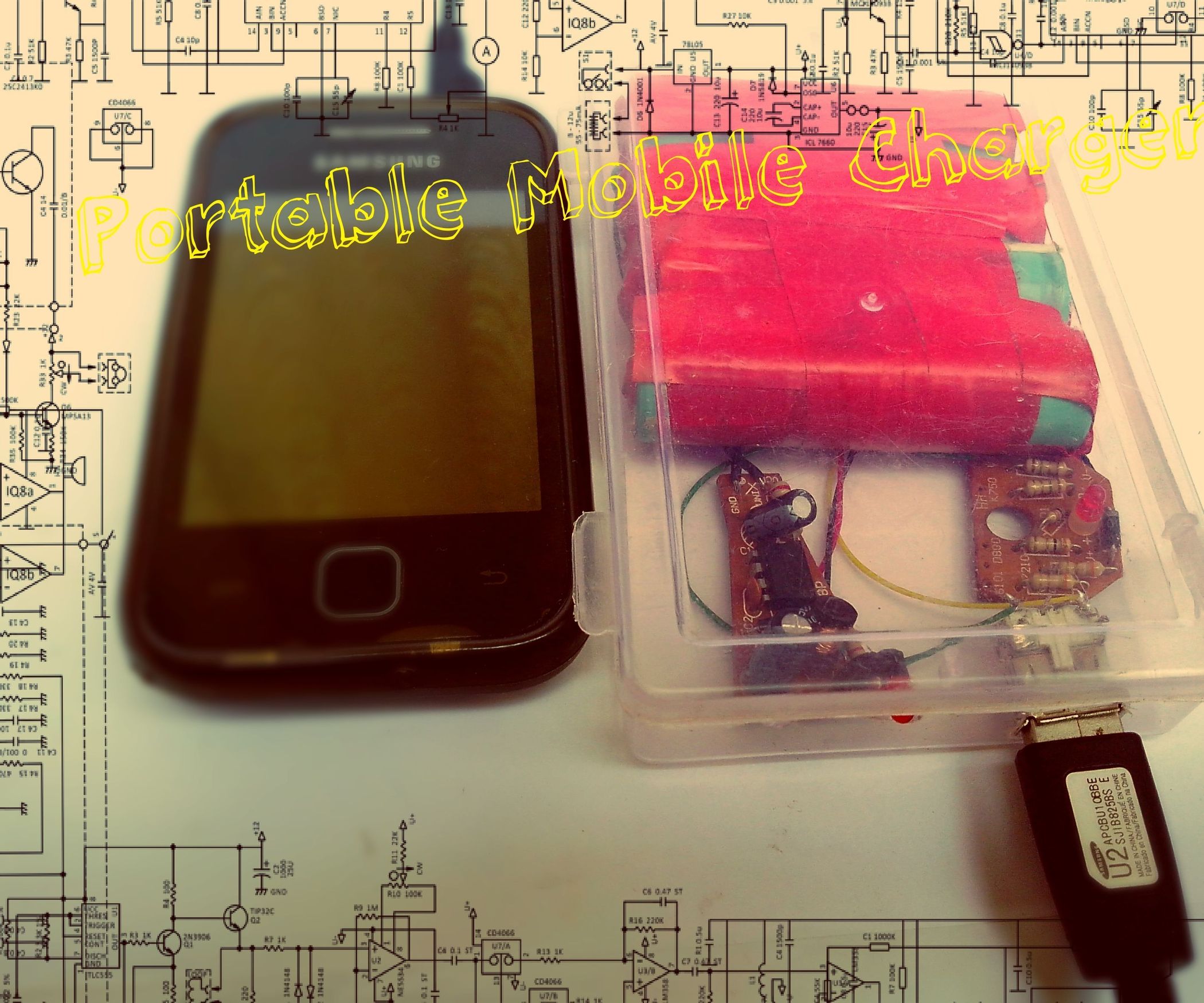 Portable Mobile Charger (Solar) From Scrap : 7 Steps - Instructables