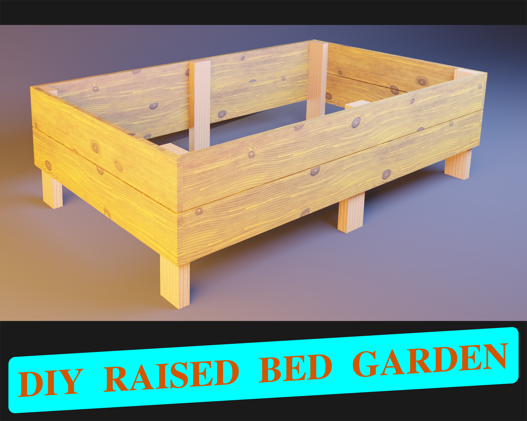 Super Simple DIY Raised Bed Garden Made of Fence Pickets : 5 Steps (with Pictures) - Instructables