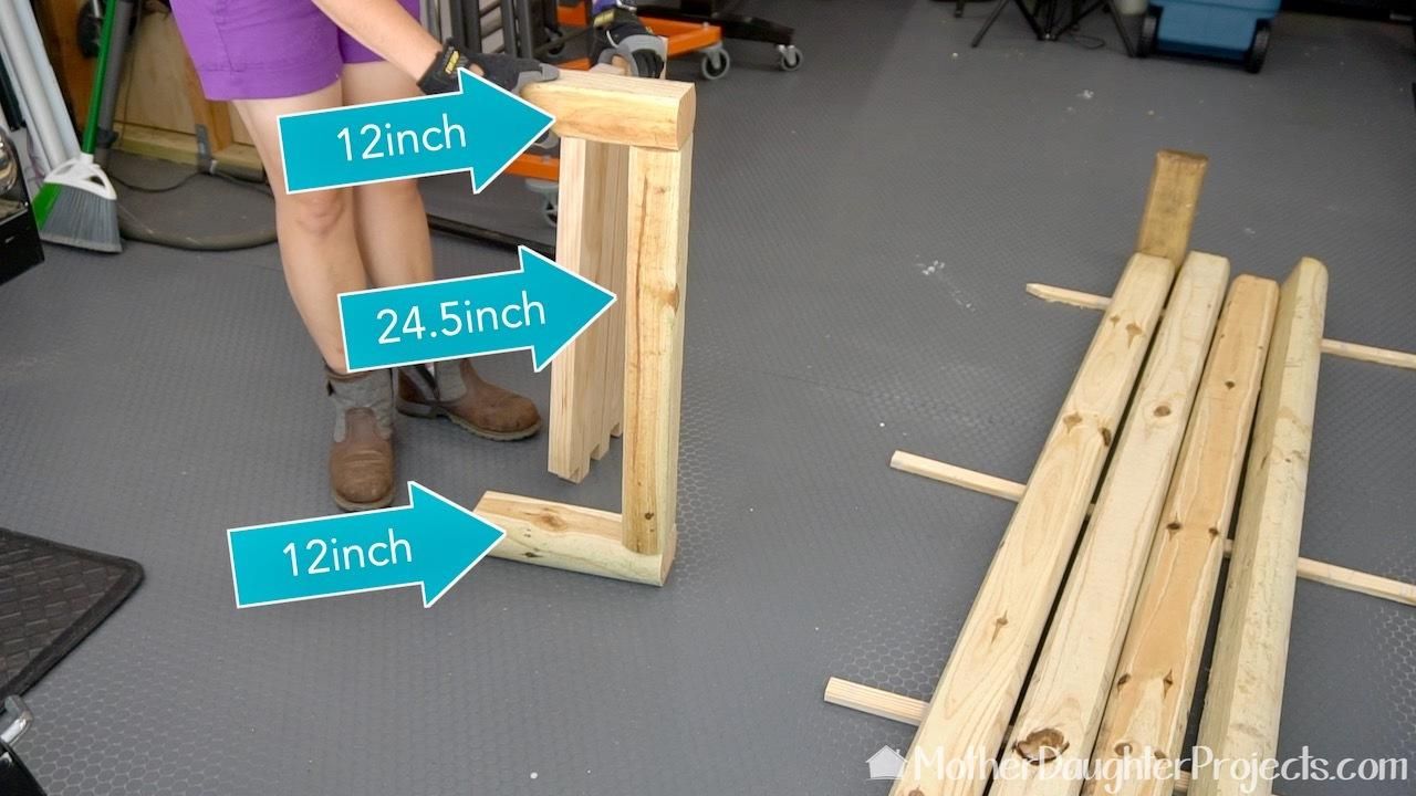 How to Use Landscape Timbers to Make an Outdoor Table : 4 Steps (with ...