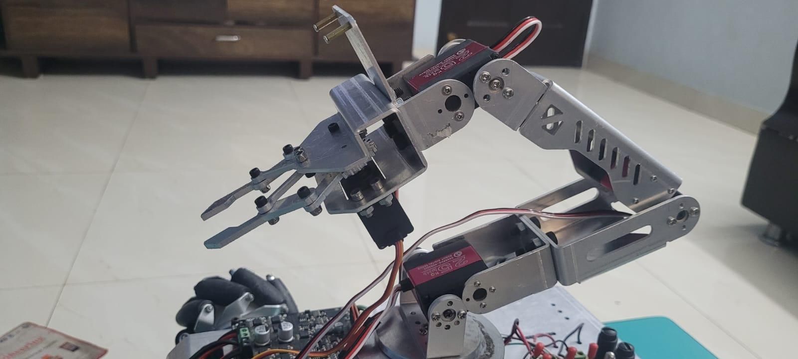 Mecanum Drive Robotic Arm Manipulator : 53 Steps (with Pictures ...