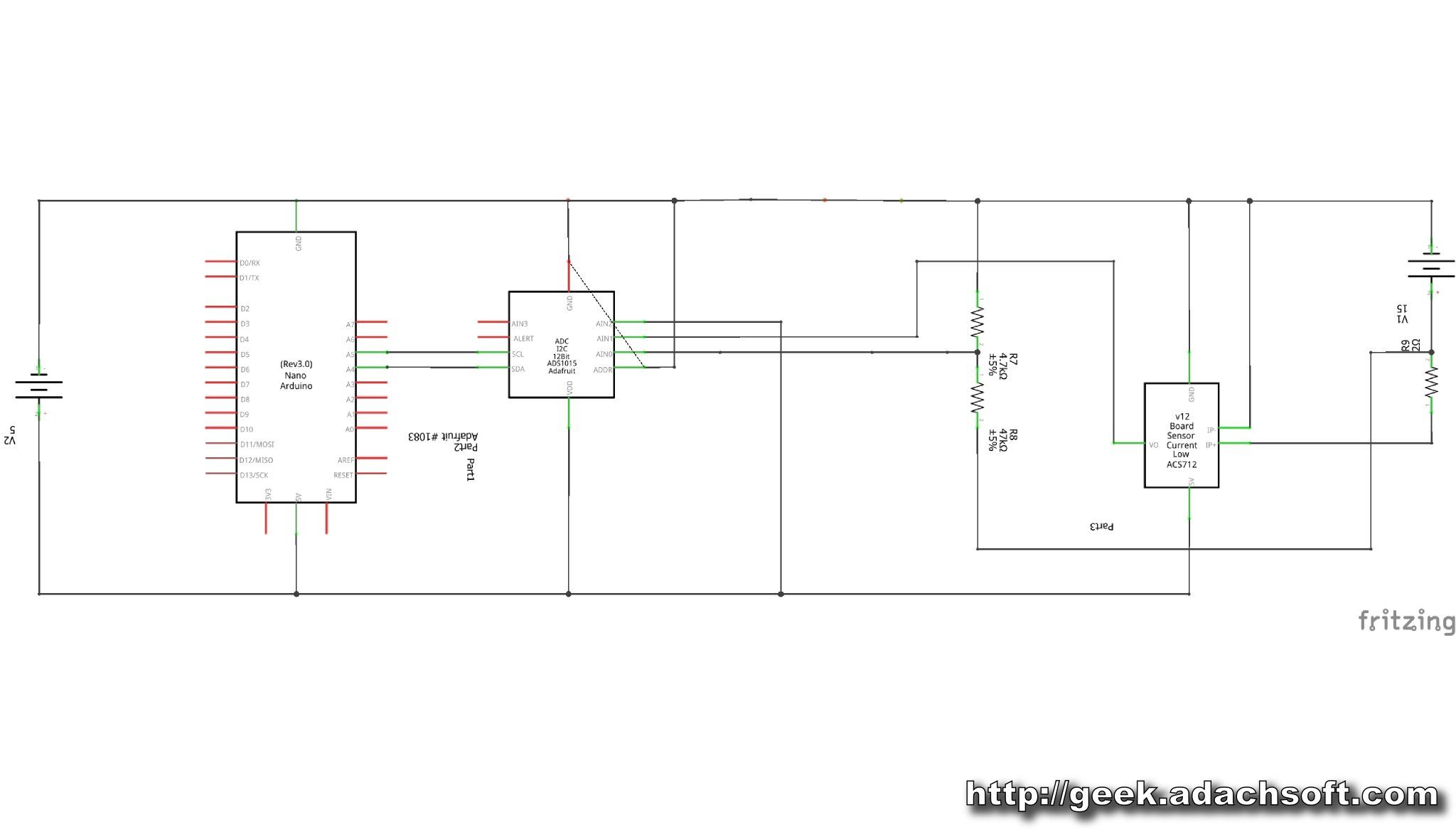 Arduino - Voltage and Current Measurement ACS712, ADS1015 : 4 Steps ...