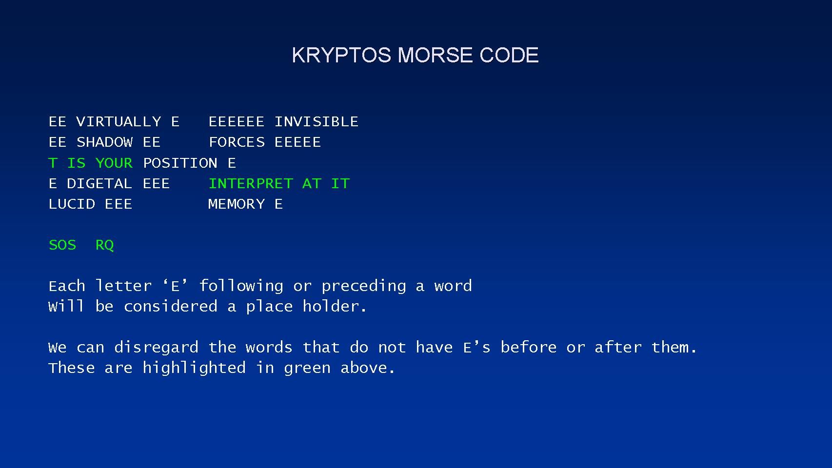 HOW TO SOLVE SANBORN'S KRYPTOS: PART 3 - ABSCISSA : 11 Steps ...