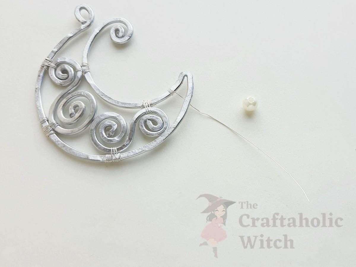 DIY Wire Wrapped Crescent Moon Pendant : 7 Steps (with Pictures ...
