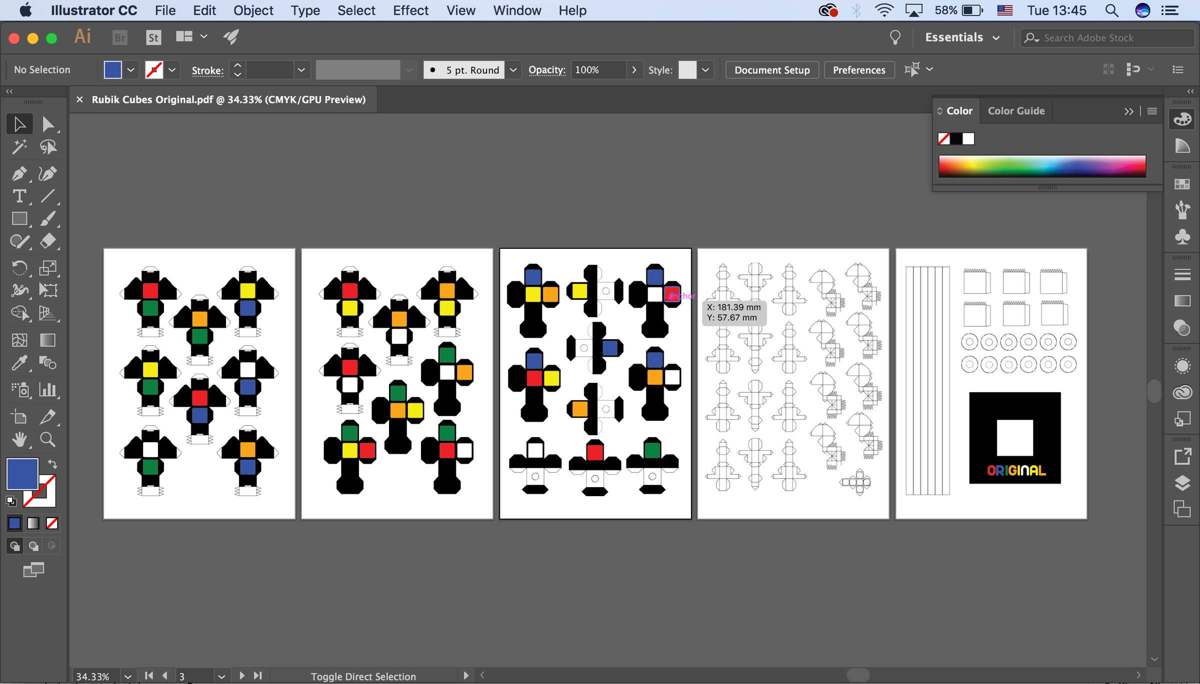Functional Paper Rubik's Cube - Original & Minecraft : 11 Steps (with ...