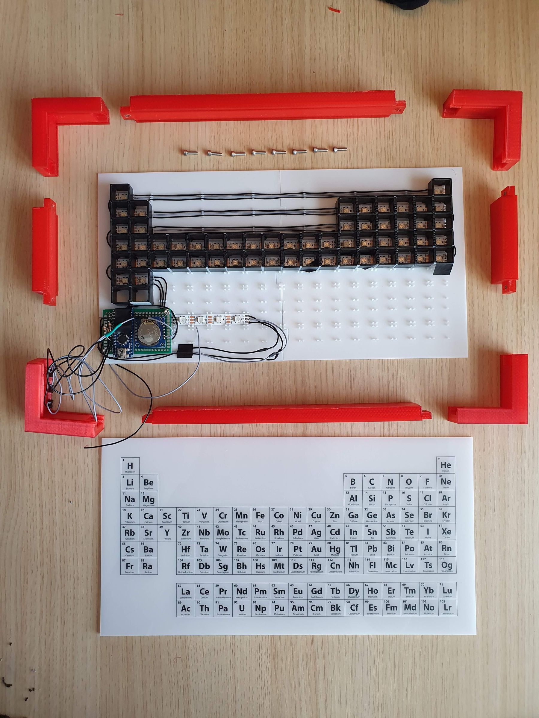 Periodic Table Clock : 9 Steps (with Pictures) - Instructables
