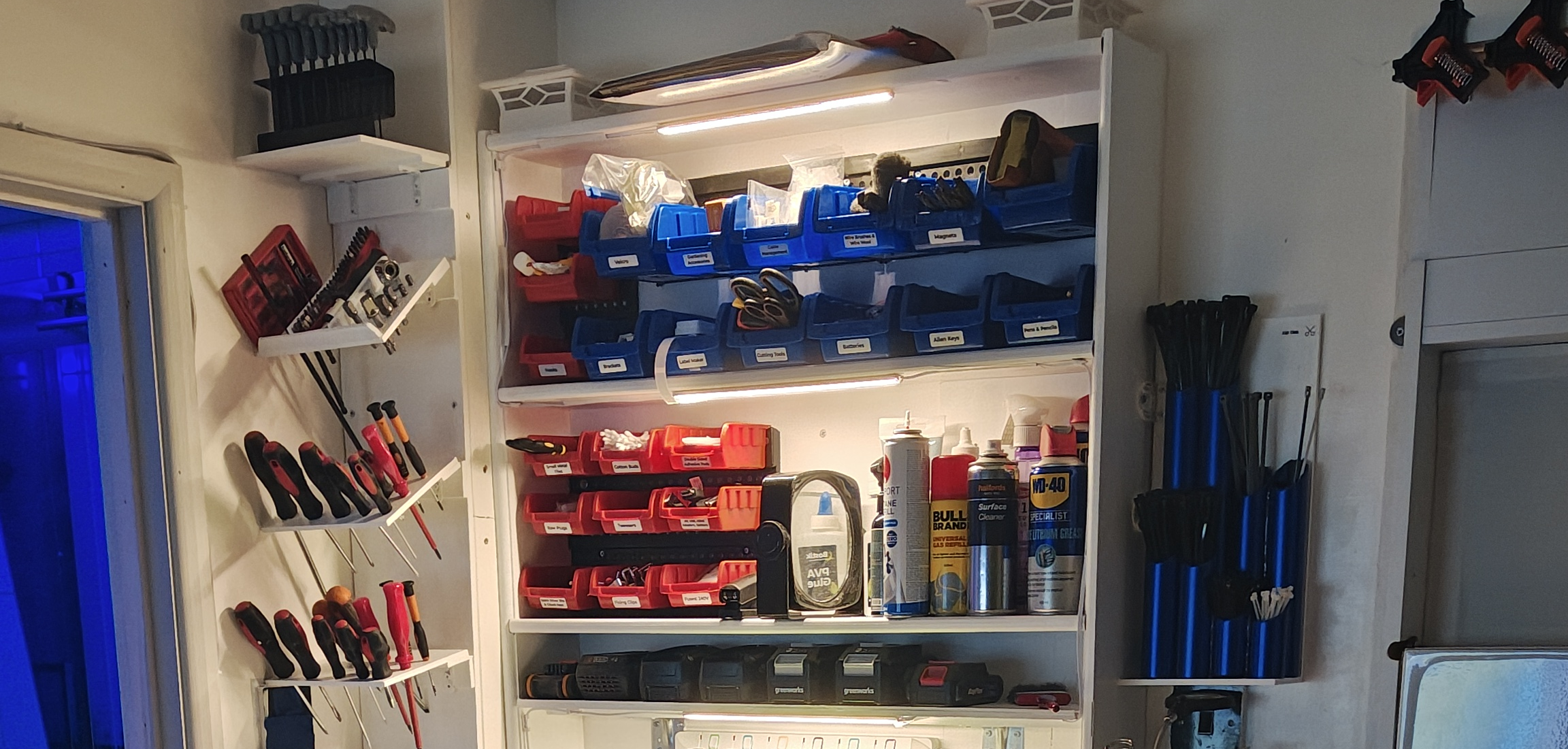 Space-Saving Tool Station & Work Table. : 10 Steps (with Pictures ...