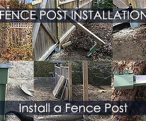 How to Install a Fence Post - Instructables