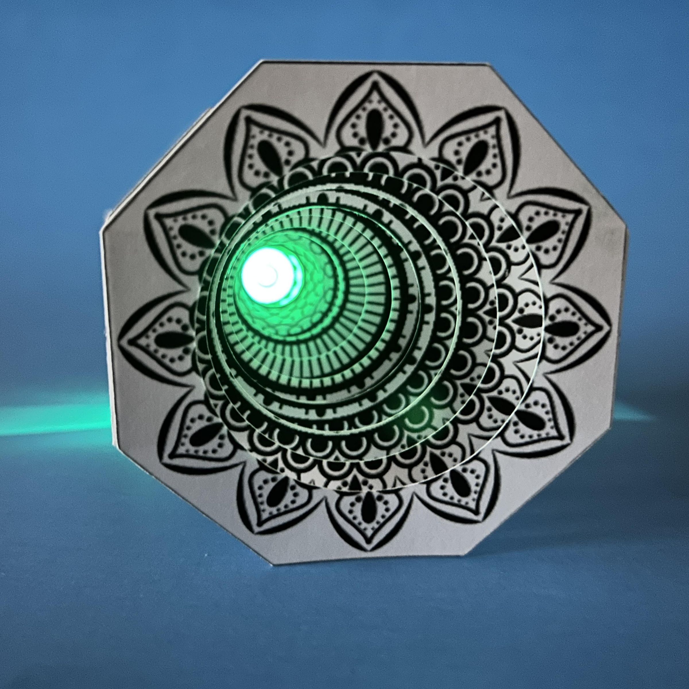 Flattening Octagon Tunnel Book (A Light-up Book That Fits in an Envelope) : 6 Steps (with ...