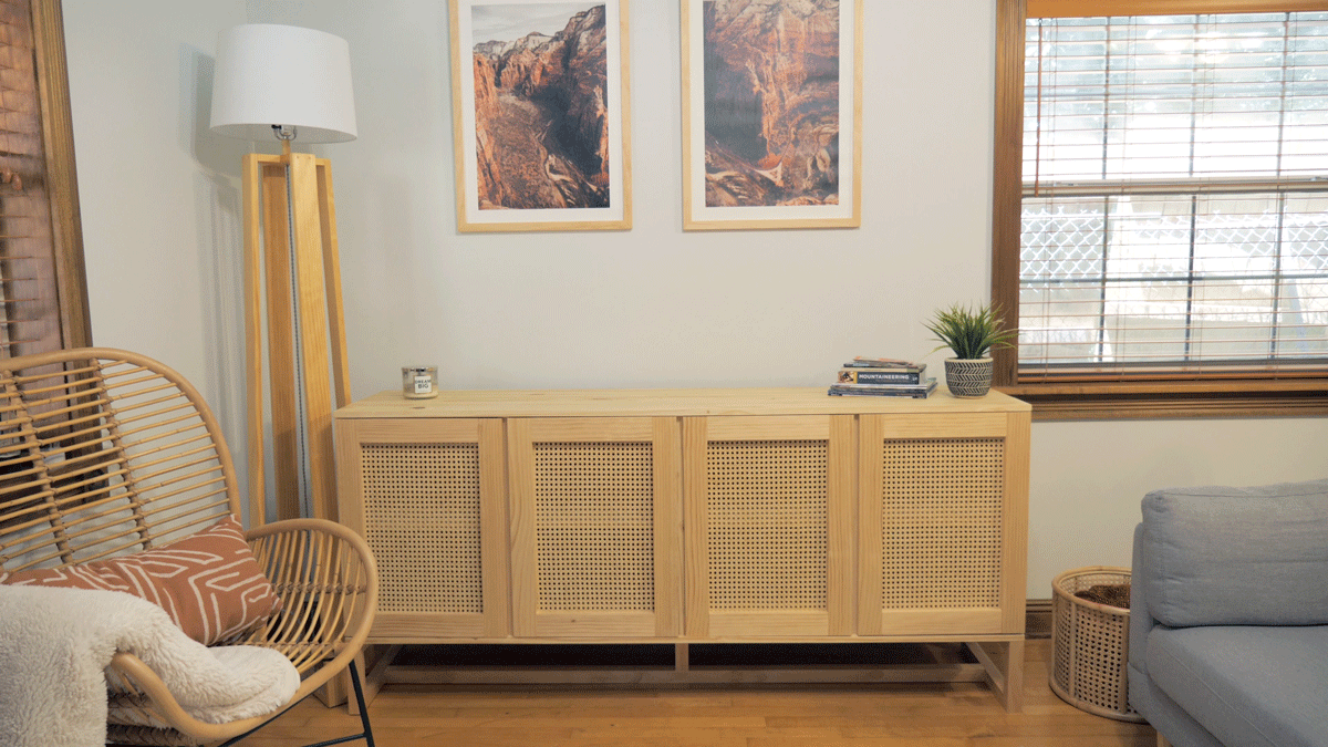 DIY Cane Media Center With Minimal Tools : 7 Steps (with Pictures ...