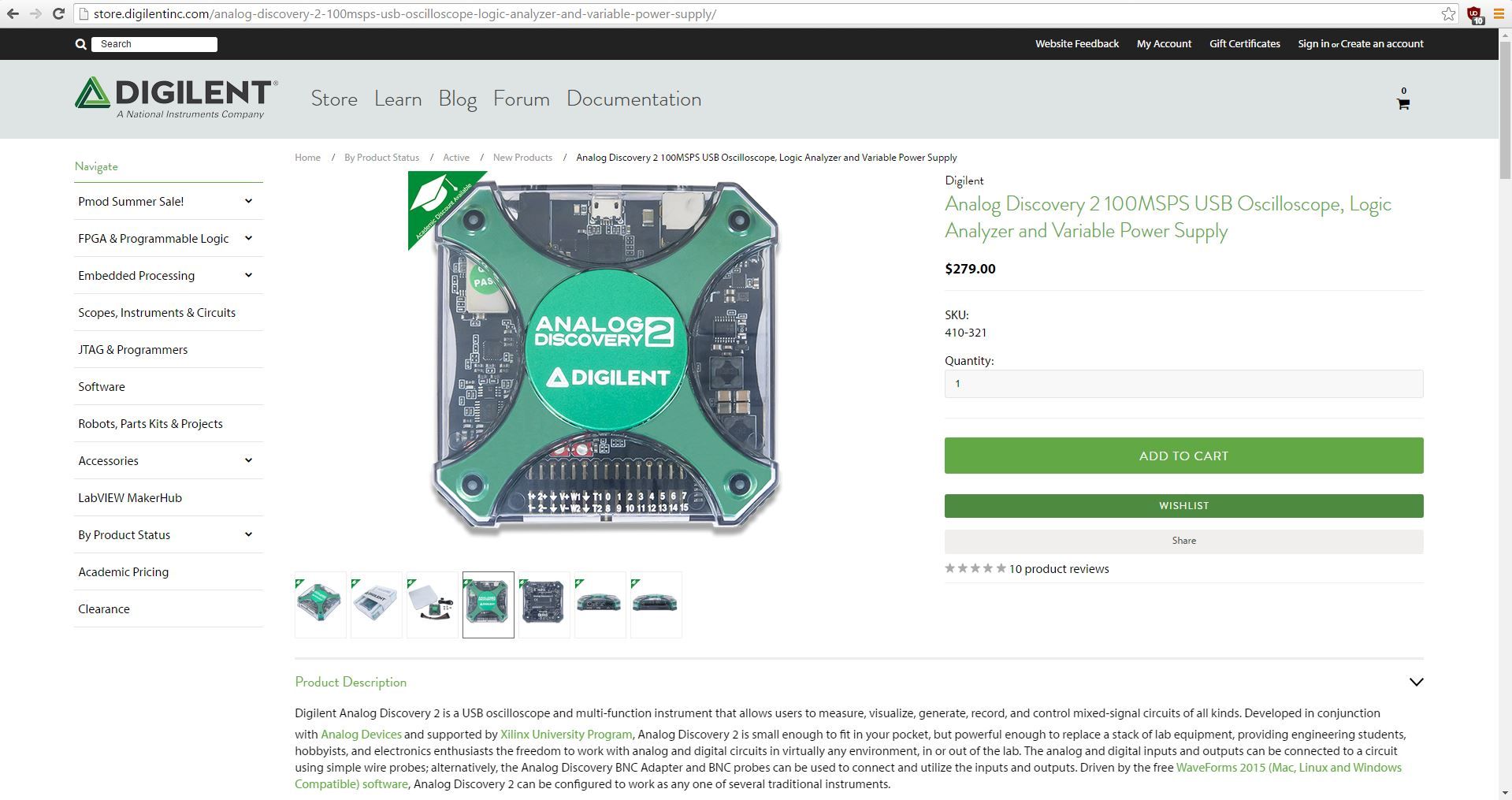 Getting Started With Analog Discovery 2 , USB Oscilloscope, Unboxing : 13 Steps - Instructables