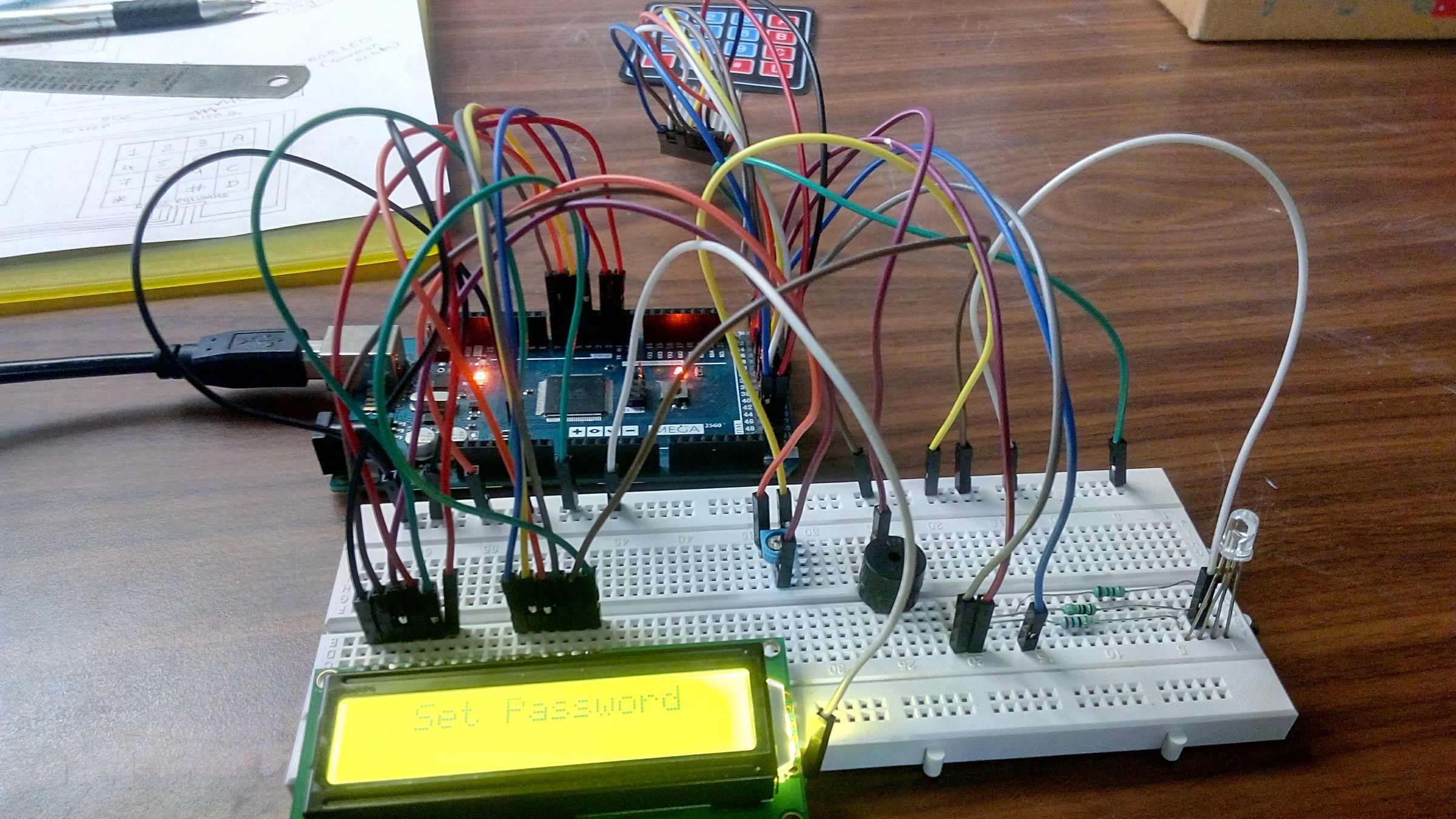 Make SafeLock Security System Using Arduino MEGA : 6 Steps - Instructables