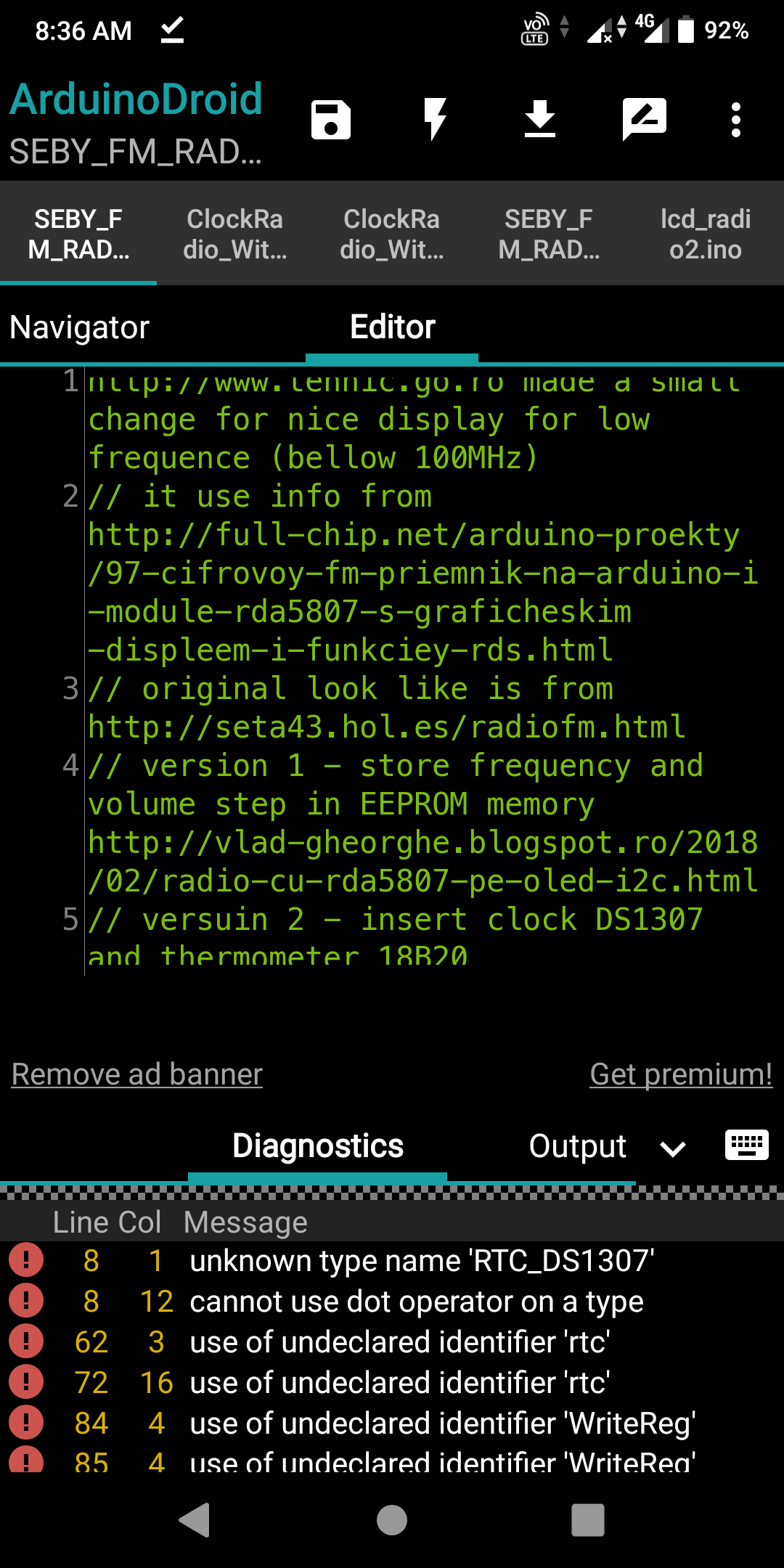 ARDUINO FM RADIO WITH CLOCK AND THERMOMETER : 5 Steps - Instructables