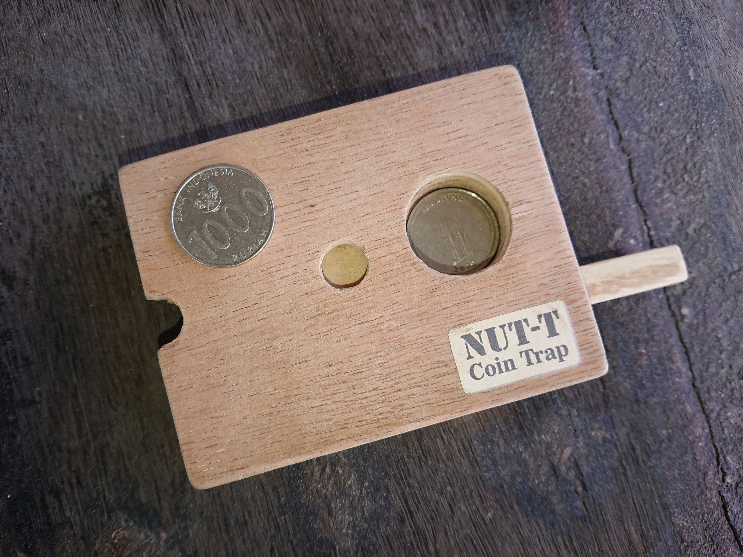 NUT-T Coin Trap : 7 Steps (with Pictures) - Instructables