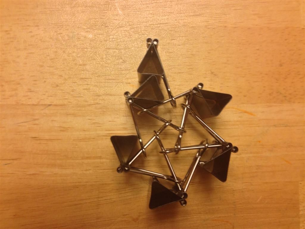 Binder Clip Sculpture
