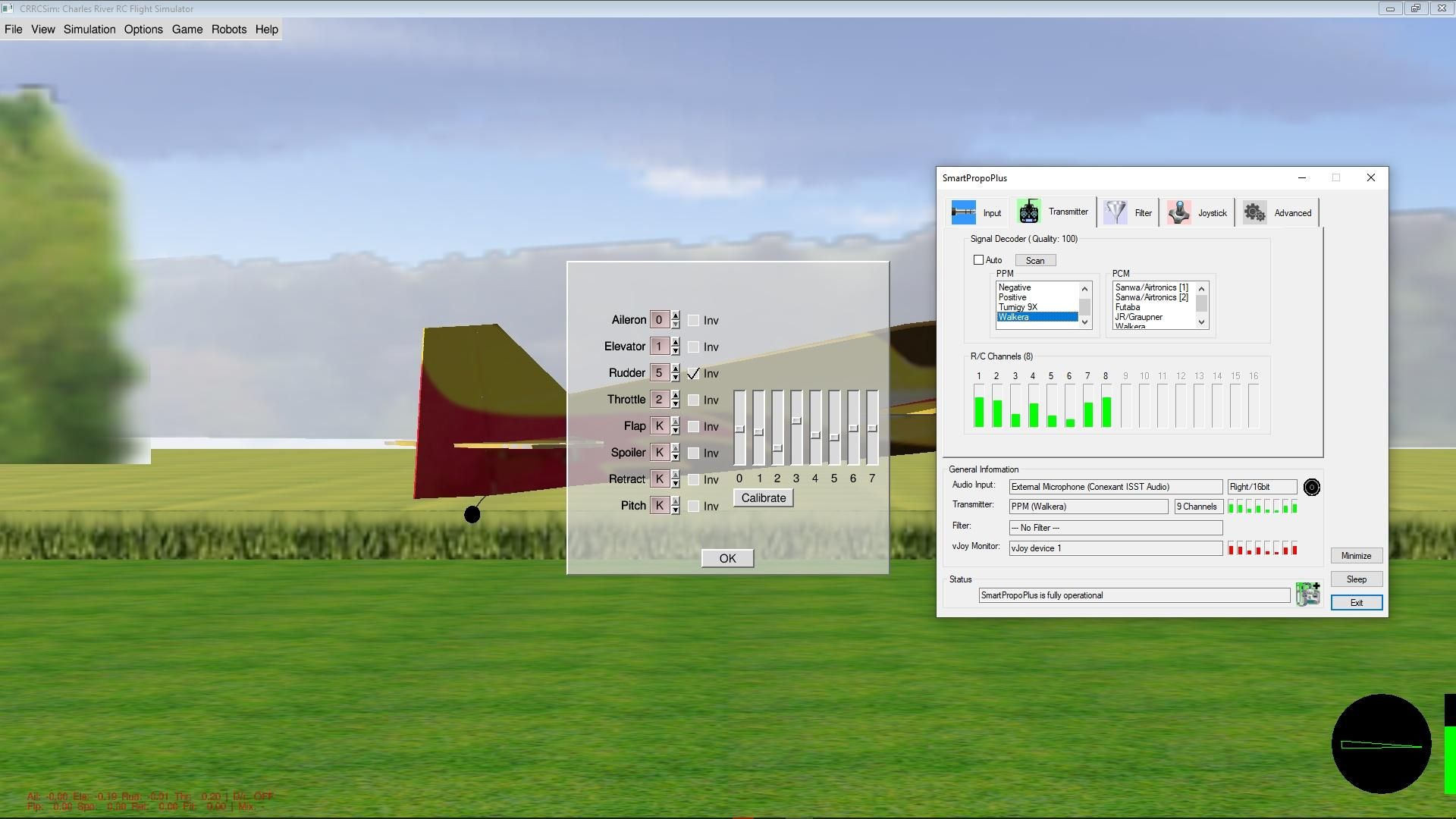 Flysky RF Transmitter Powered Via USB + Wire Signal Connection to PC ...