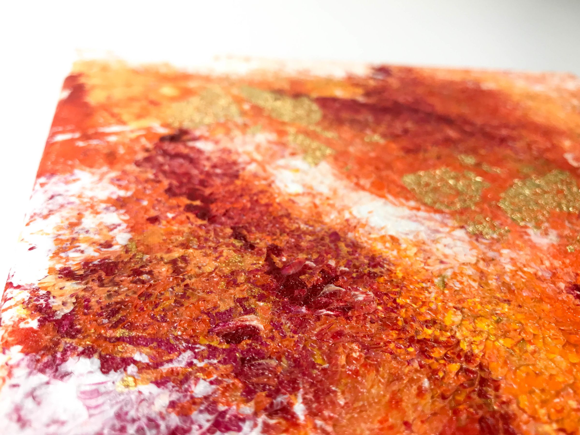 DIY Gold Acrylic Abstract Painting : 13 Steps (with Pictures ...