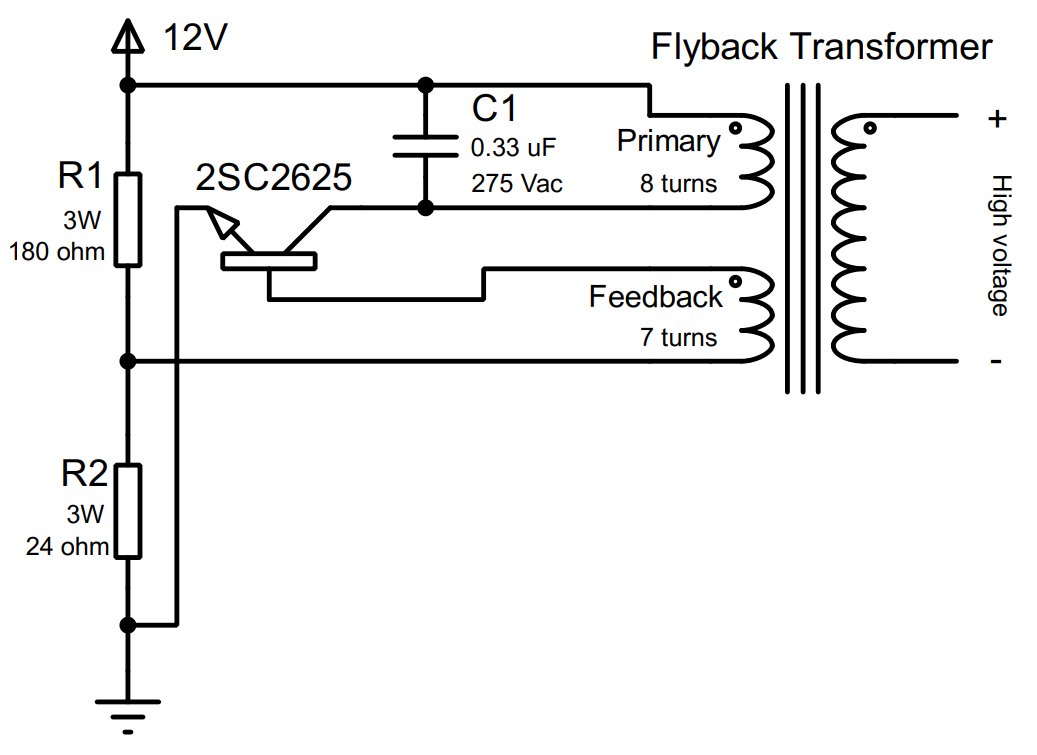 Simple Flyback Driver : 3 Steps (with Pictures) - Instructables