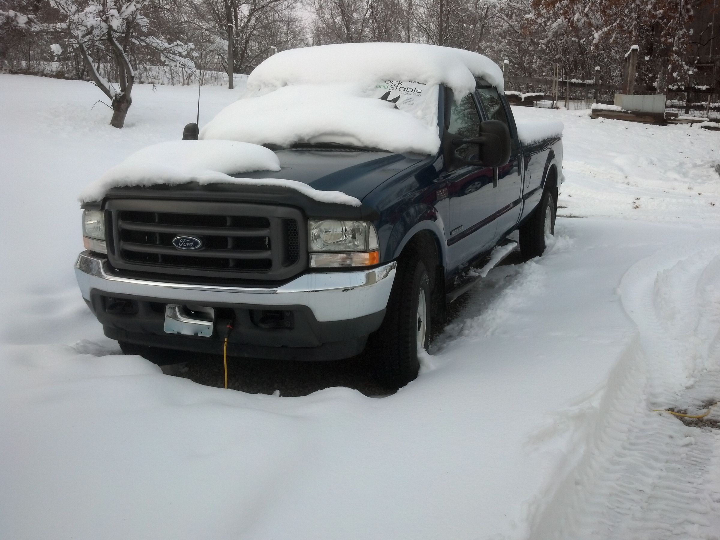 DIY WindShield Protector From Snow & Sun Using Feed Sacks : 7 Steps ...