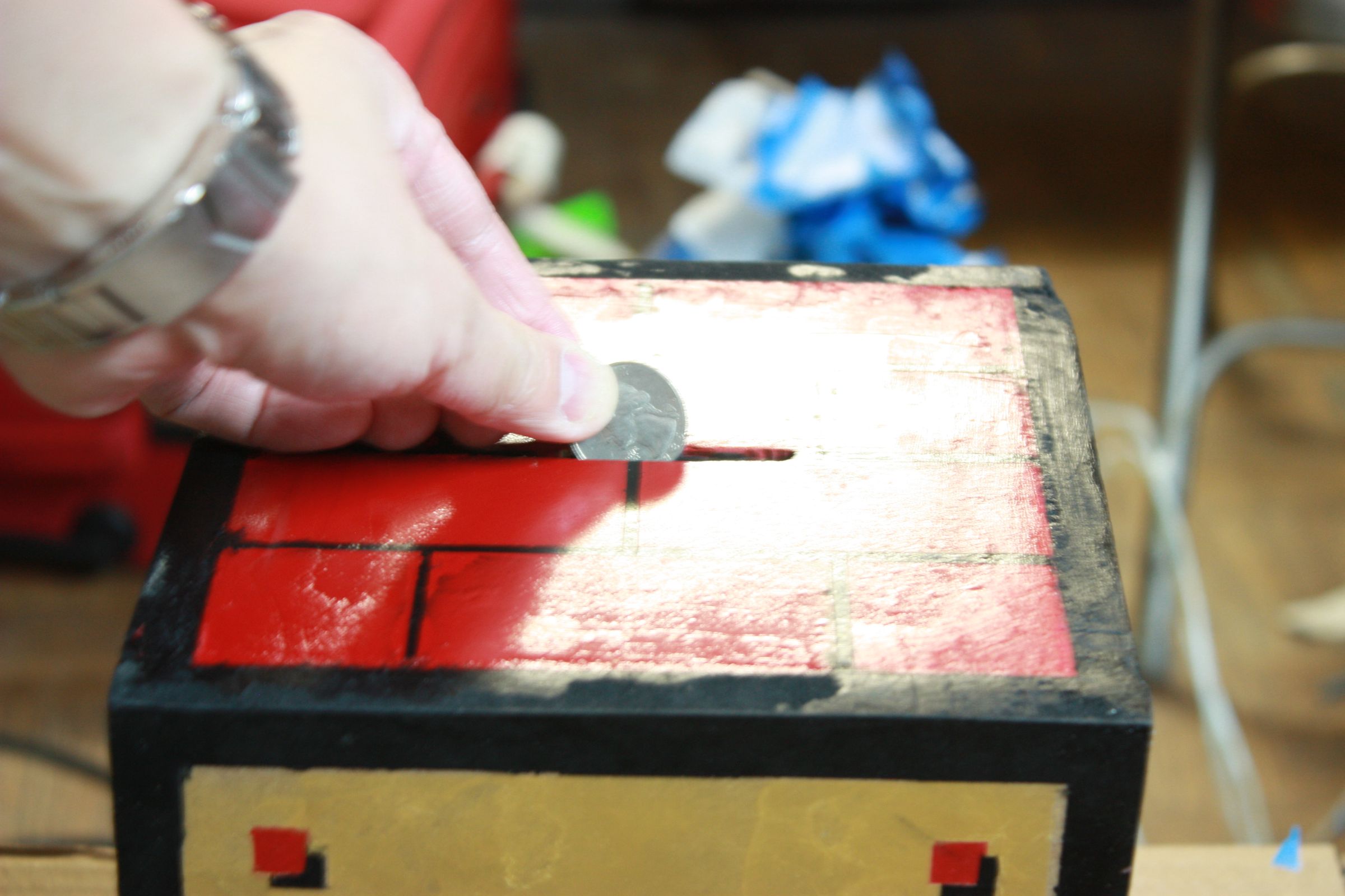 Mario Coin Brick Coin Bank : 8 Steps - Instructables