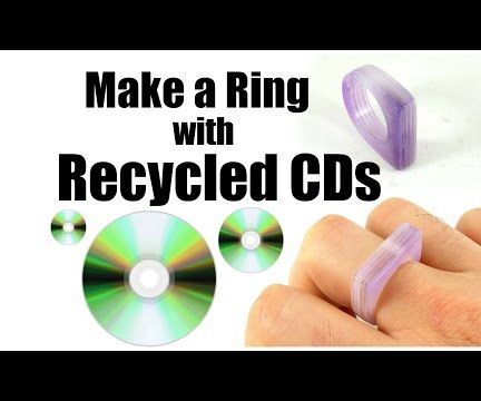 Make a Ring With Recycled CDs : 4 Steps (with Pictures) - Instructables