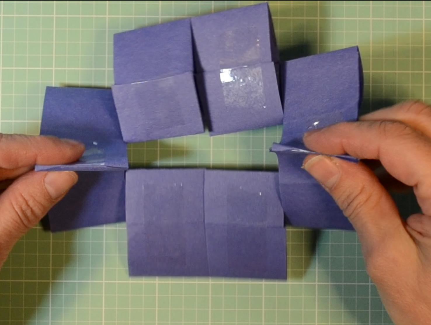 Transformer / Paper Infinity Cube (Tubes) - No Origami Boxes! : 12 ...