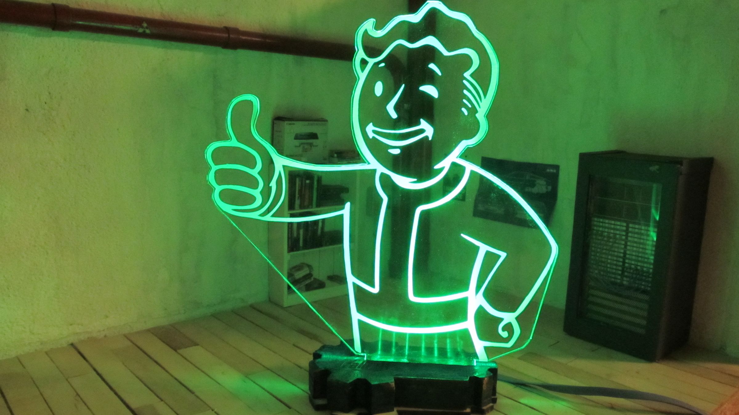 Fallout Vault Boy Led Light : 5 Steps (with Pictures) - Instructables