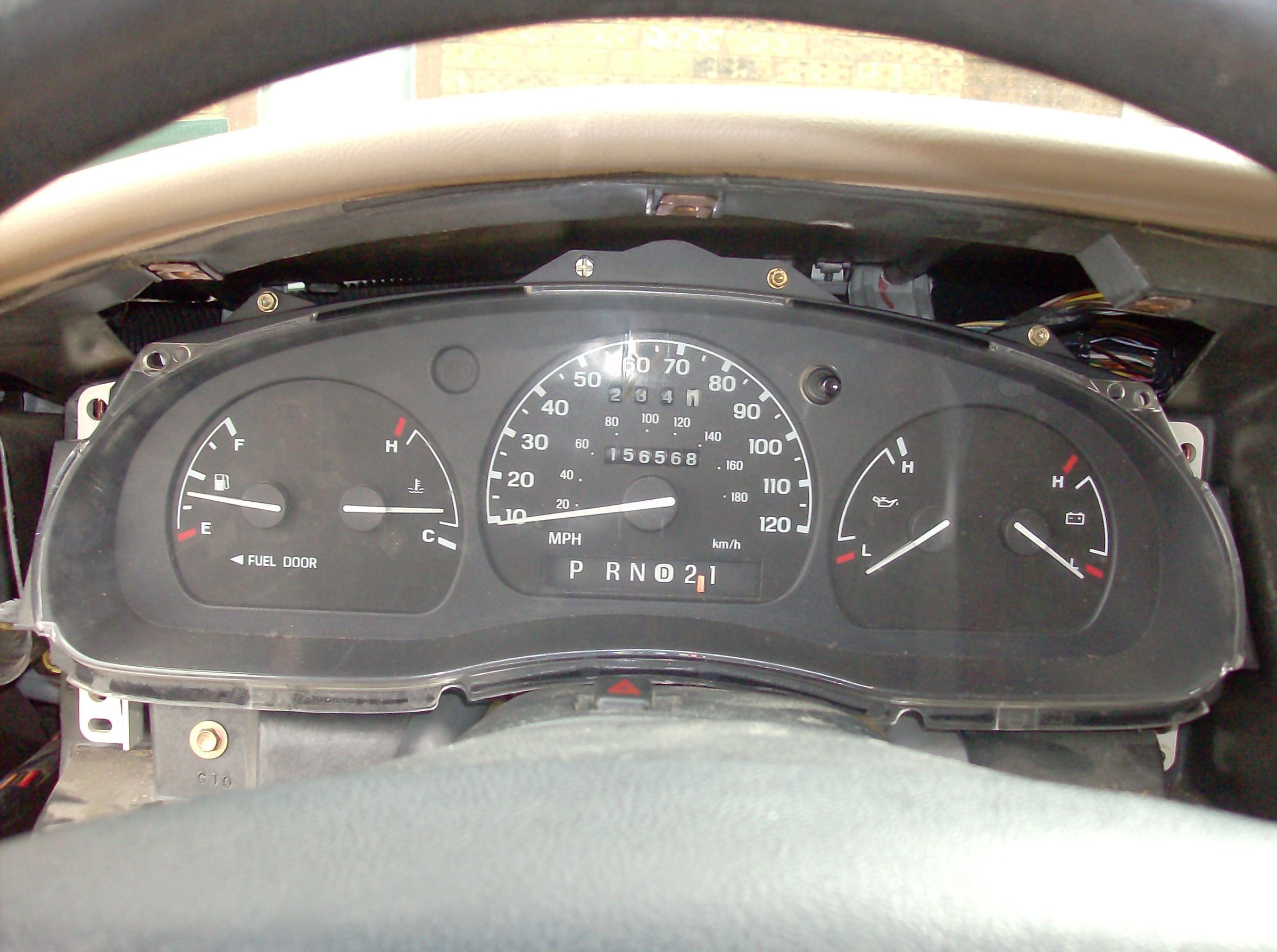 Replacing Lights for '98 Ford Ranger Instrument Cluster : 9 Steps ...