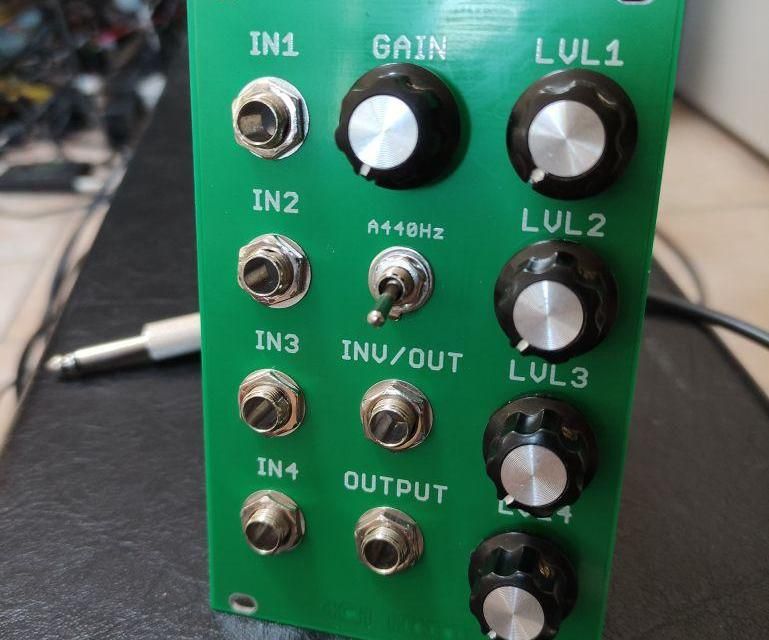 4 Channels Mixer Module With A440 Reference Generator : 4 Steps - Instructables
