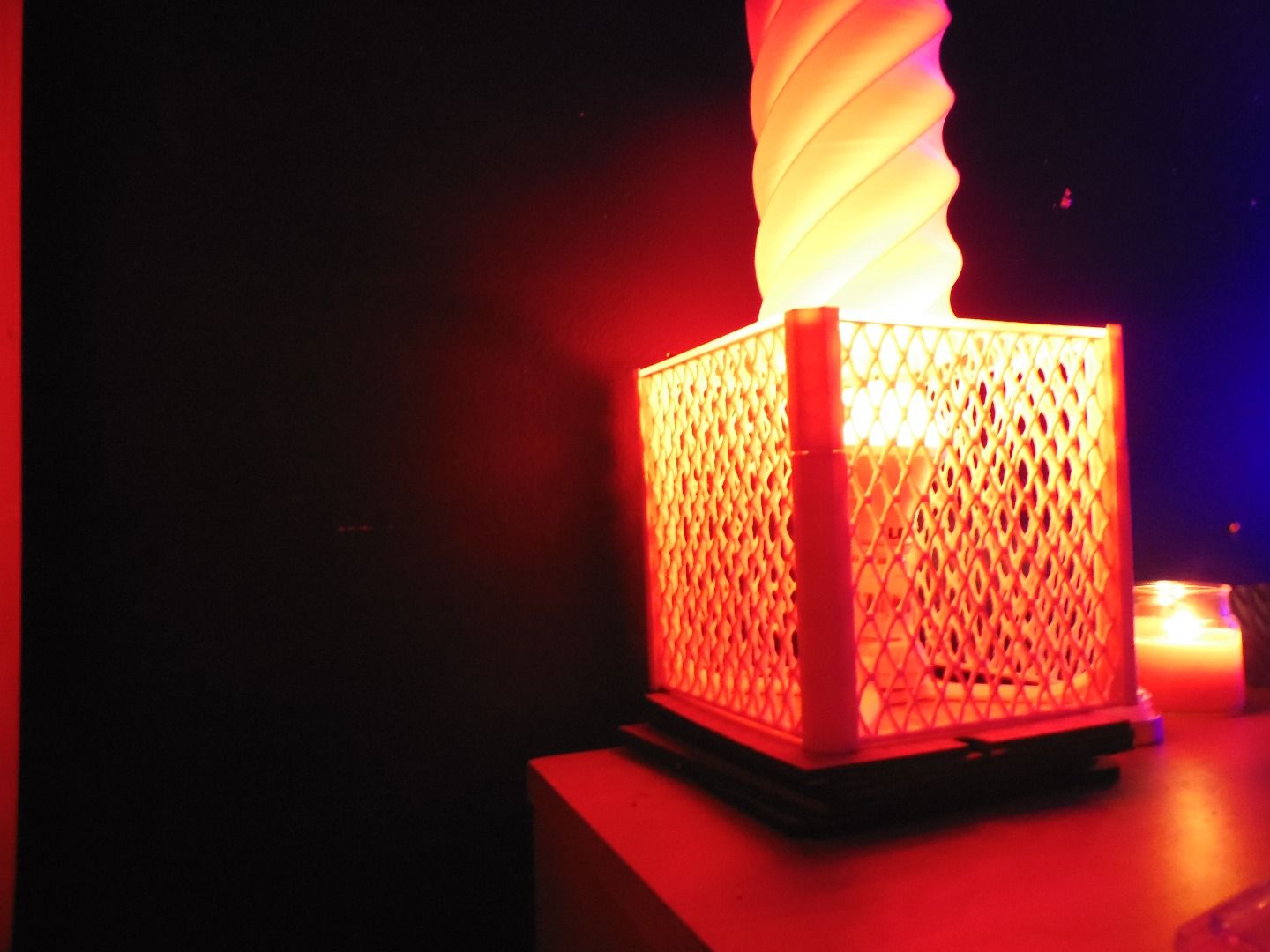 Customizable 3D Printed Laser Cut Lamp : 4 Steps (with Pictures ...