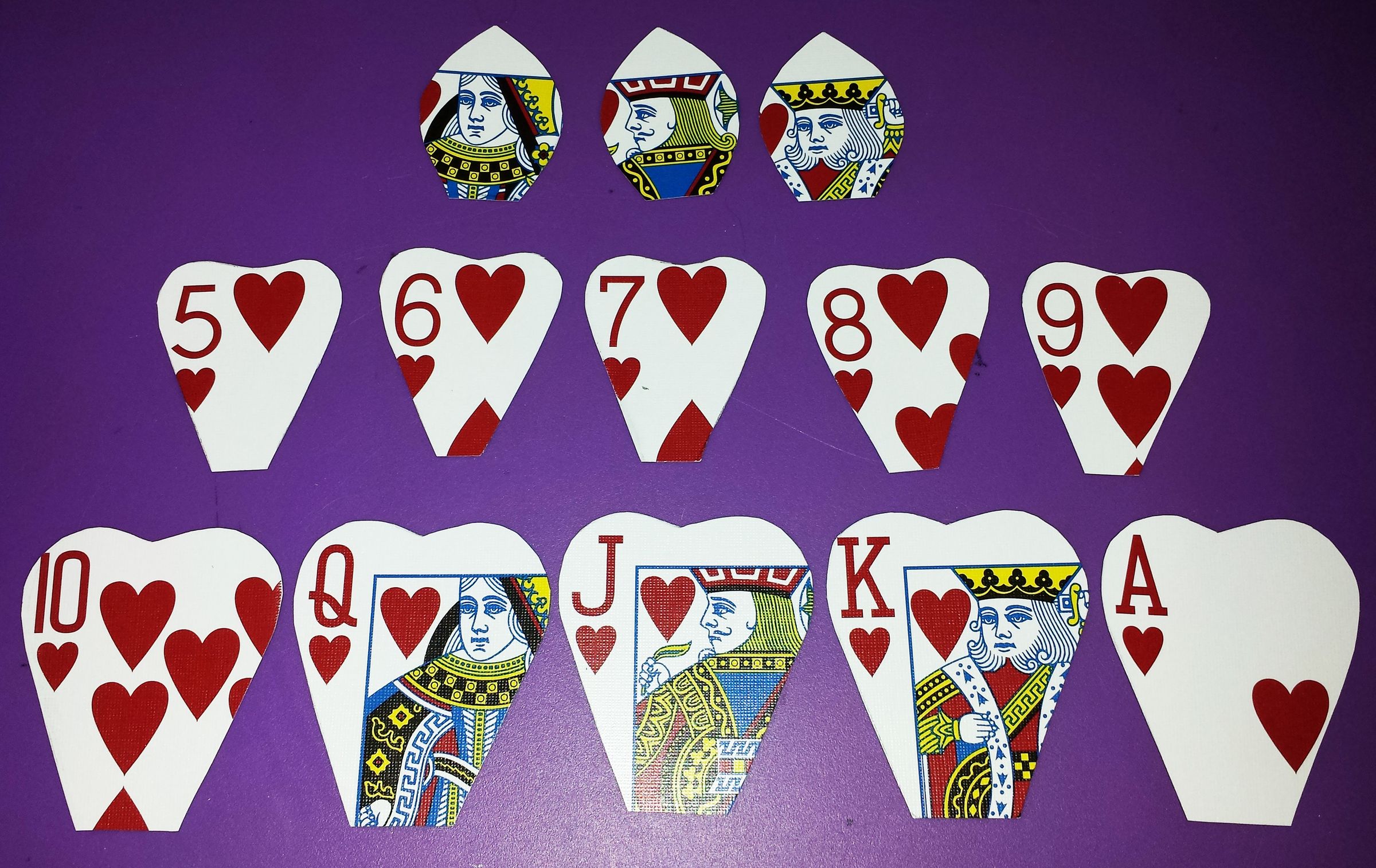 Flowers Made From Playing Cards