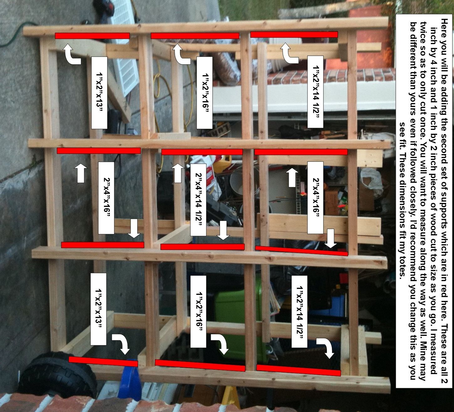 12 Storage Tote Shelving System $50.00 : 5 Steps (with Pictures ...