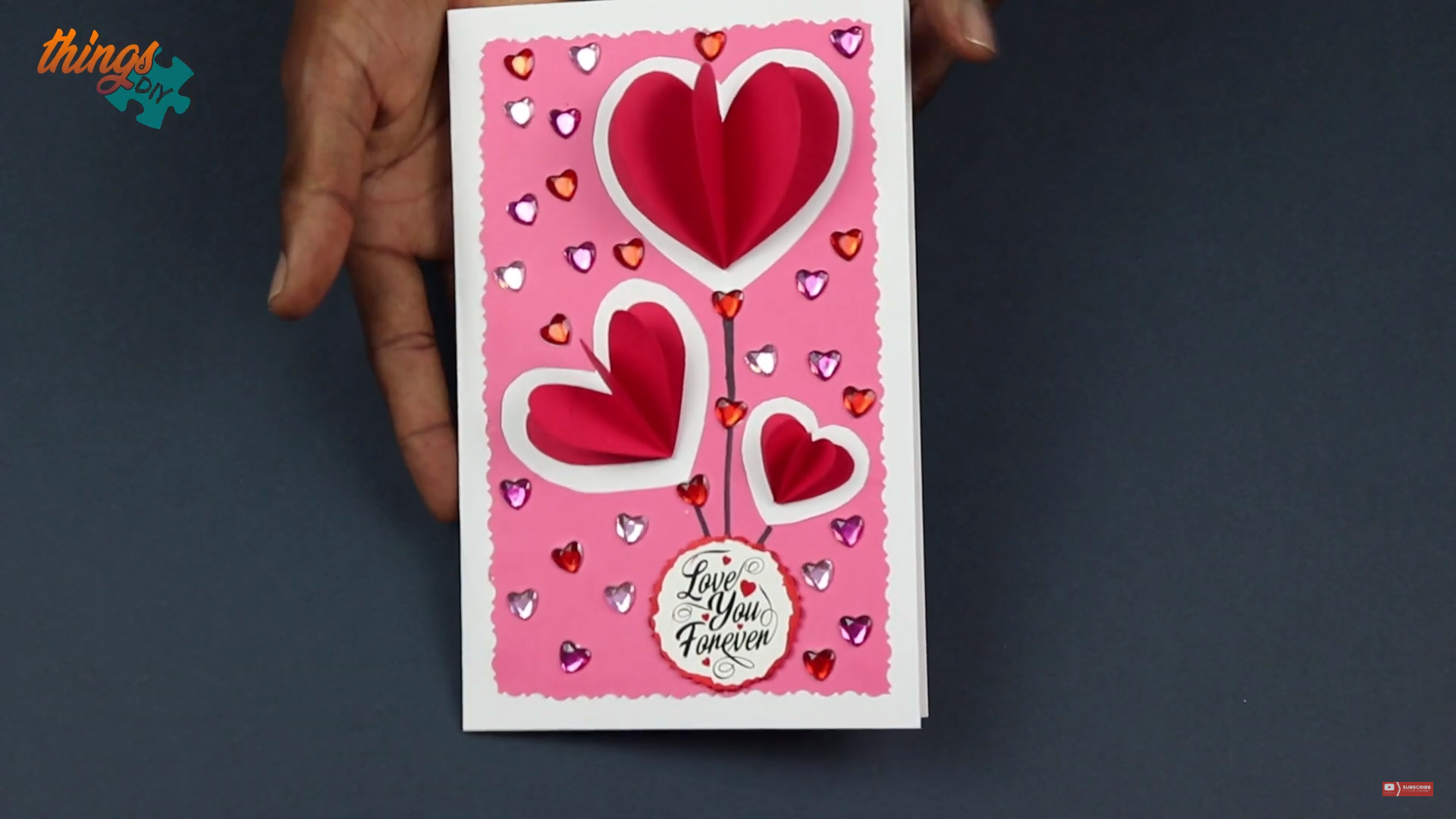 DIY Pop Up Hearts Valentine's Day Card : 7 Steps (with Pictures ...