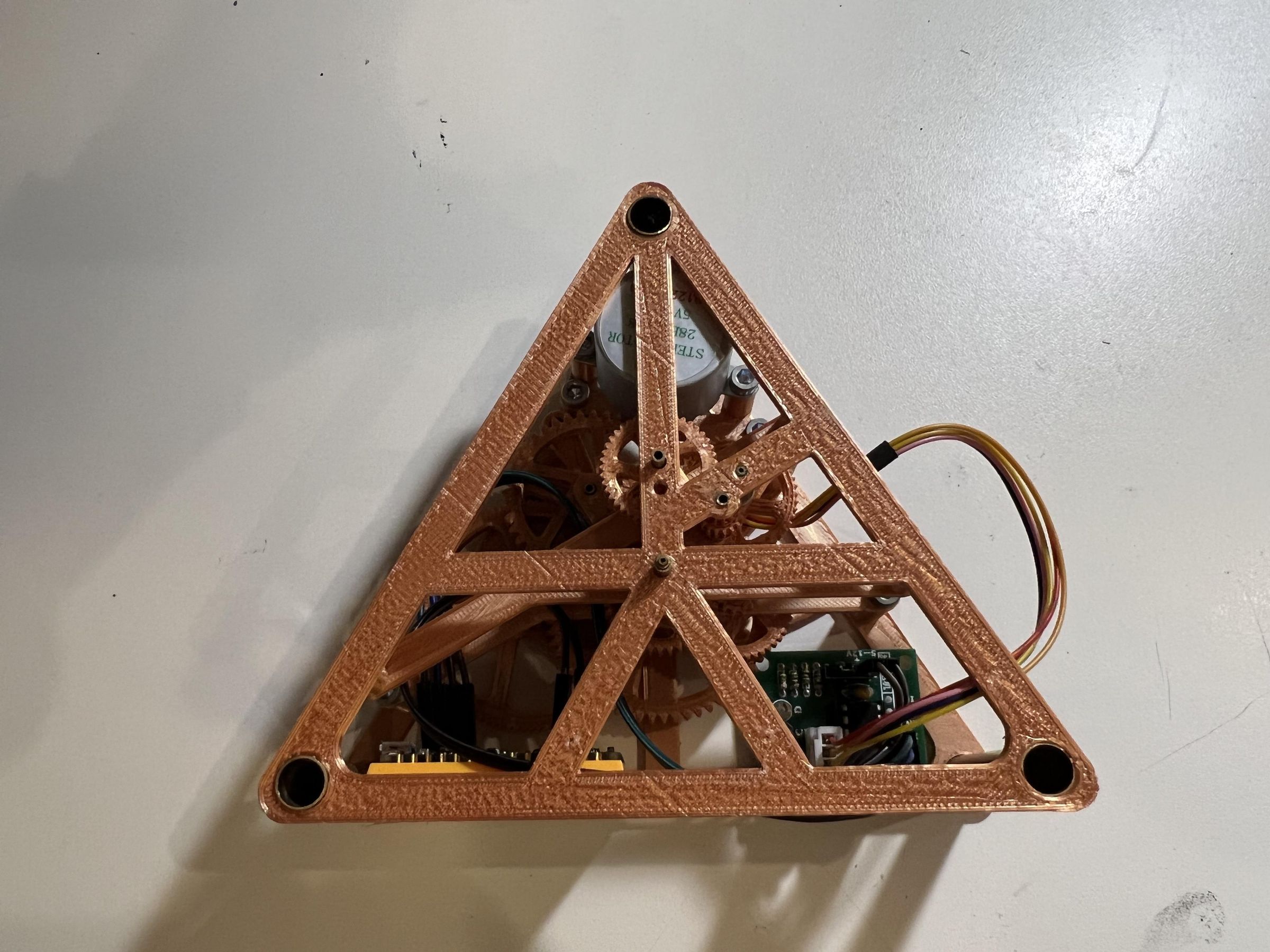 Triangulum - 3D Printed 3-Hand Clock : 16 Steps (with Pictures ...