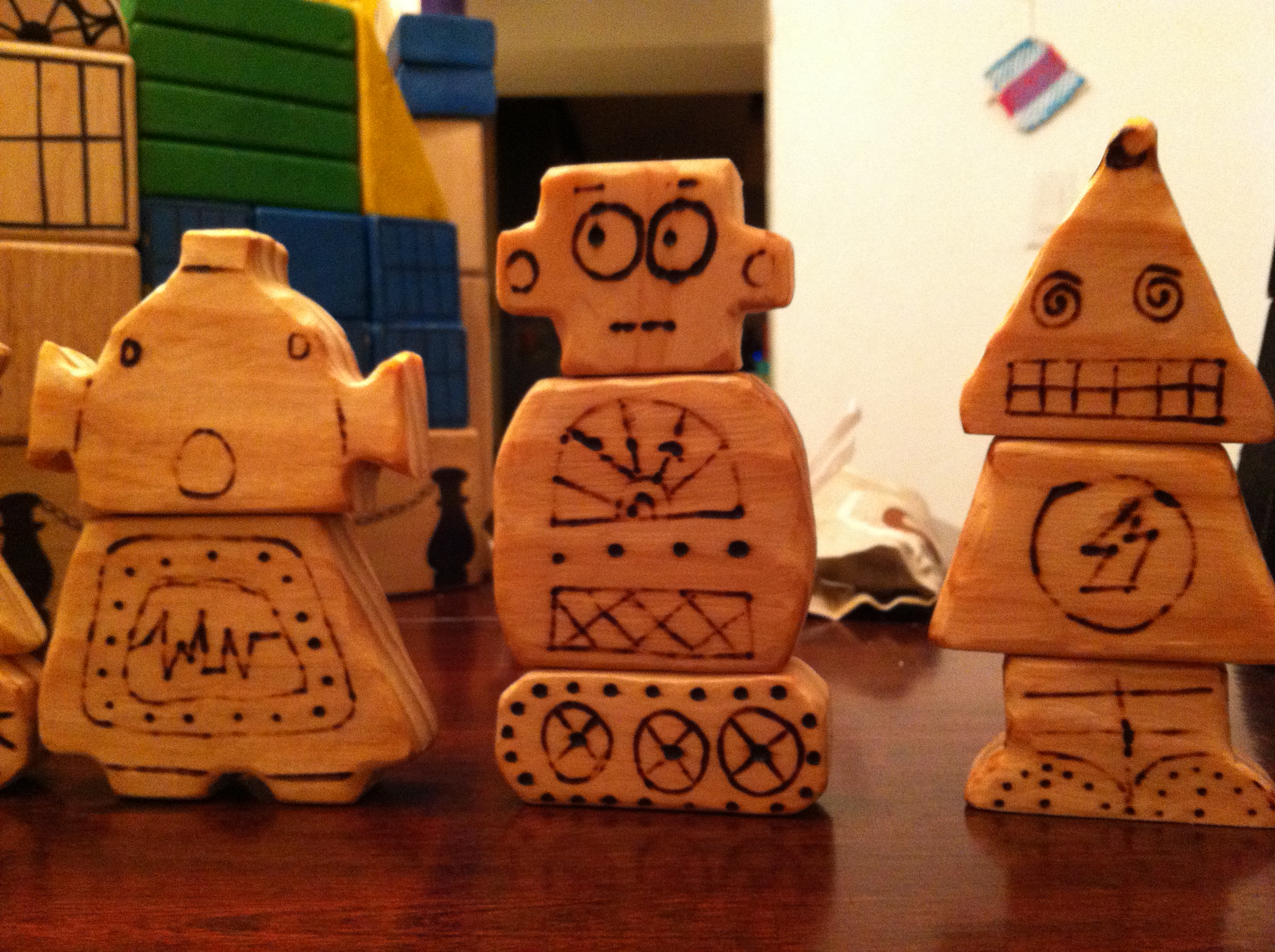 Wood Block Robots (with Pictures) - Instructables