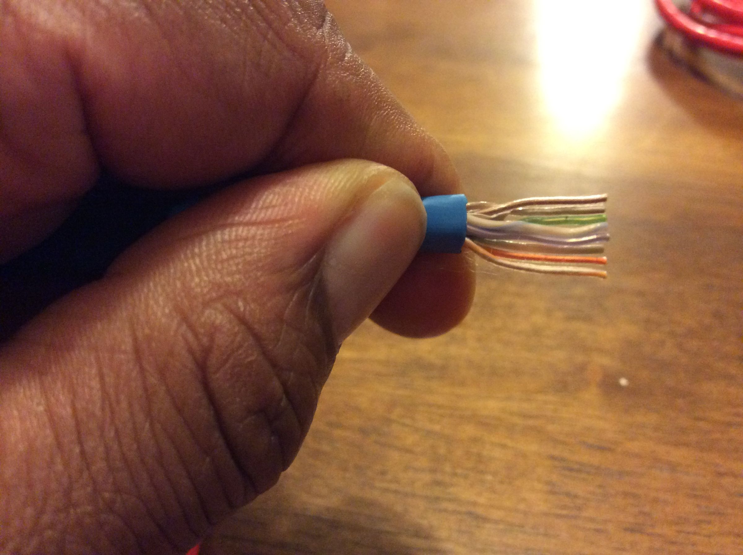 How to Terminate an Ethernet TIA 568B Cable, Cross-over Cable, and Roll ...