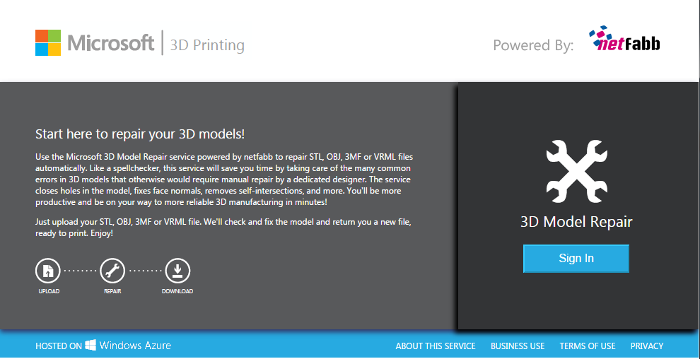 Fix Your STL Files With Microsoft Model Repair Service (free!) : 4 ...