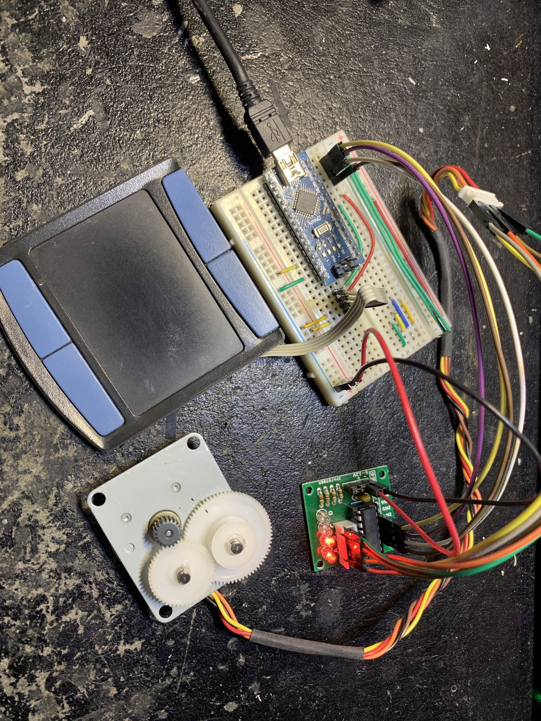 Reuse Old Laptop's Touchpad to Control a Stepper Motor : 11 Steps (with ...