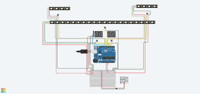 Arduino Quiz Game With Led Strip For Score And Two Buttons 8 Steps With Pictures Instructables