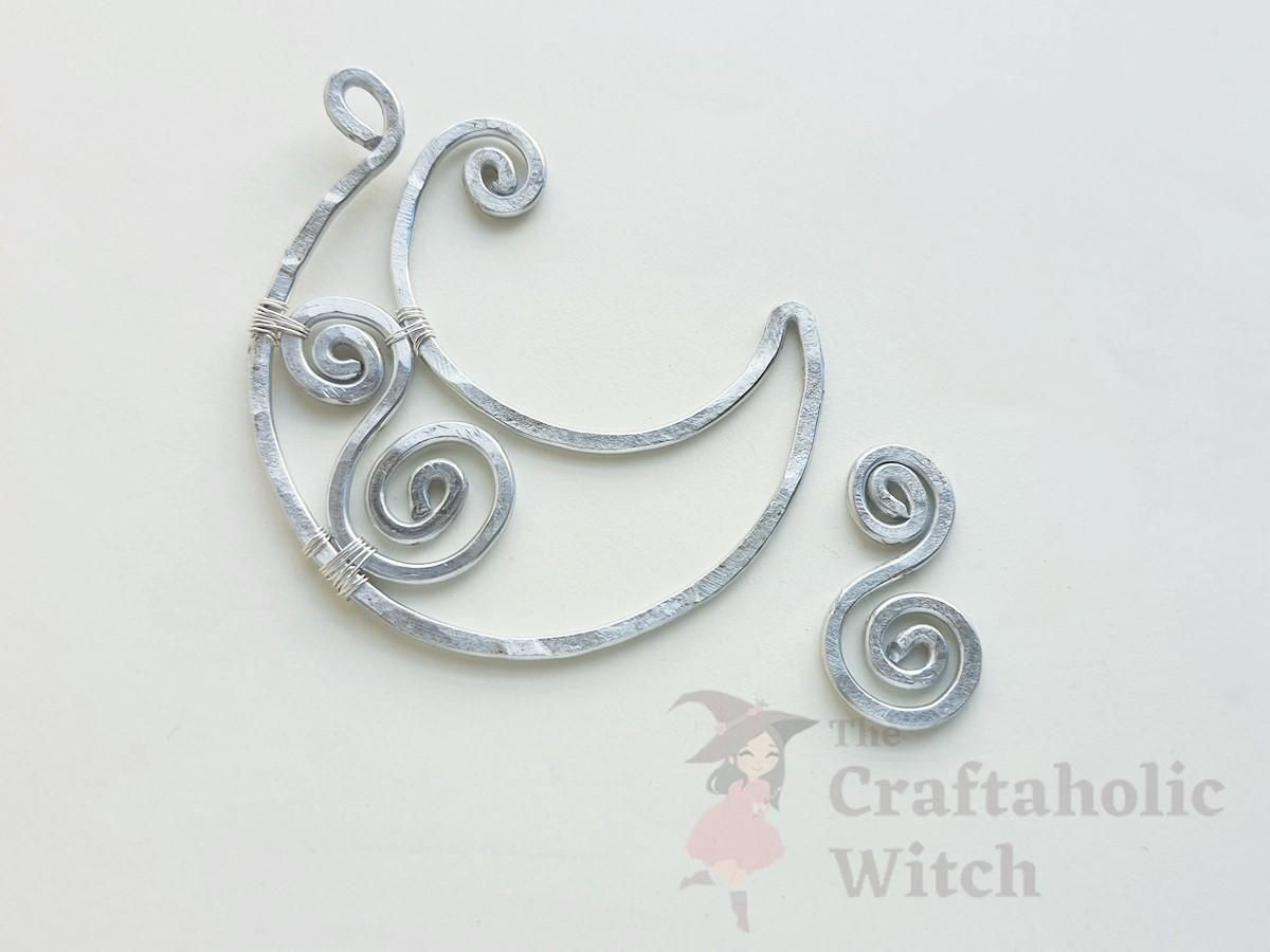 DIY Wire Wrapped Crescent Moon Pendant : 7 Steps (with Pictures ...