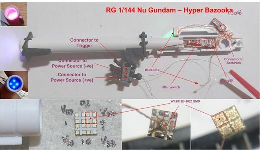 RG 1/144 Nu Gundam Rainbow LED : 7 Steps (with Pictures) - Instructables