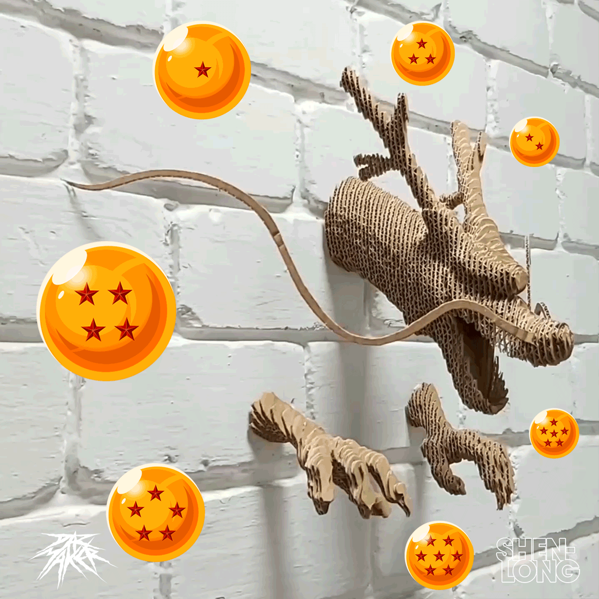 Shen Long - Cardboard Wall Decoration. : 12 Steps (with Pictures ...