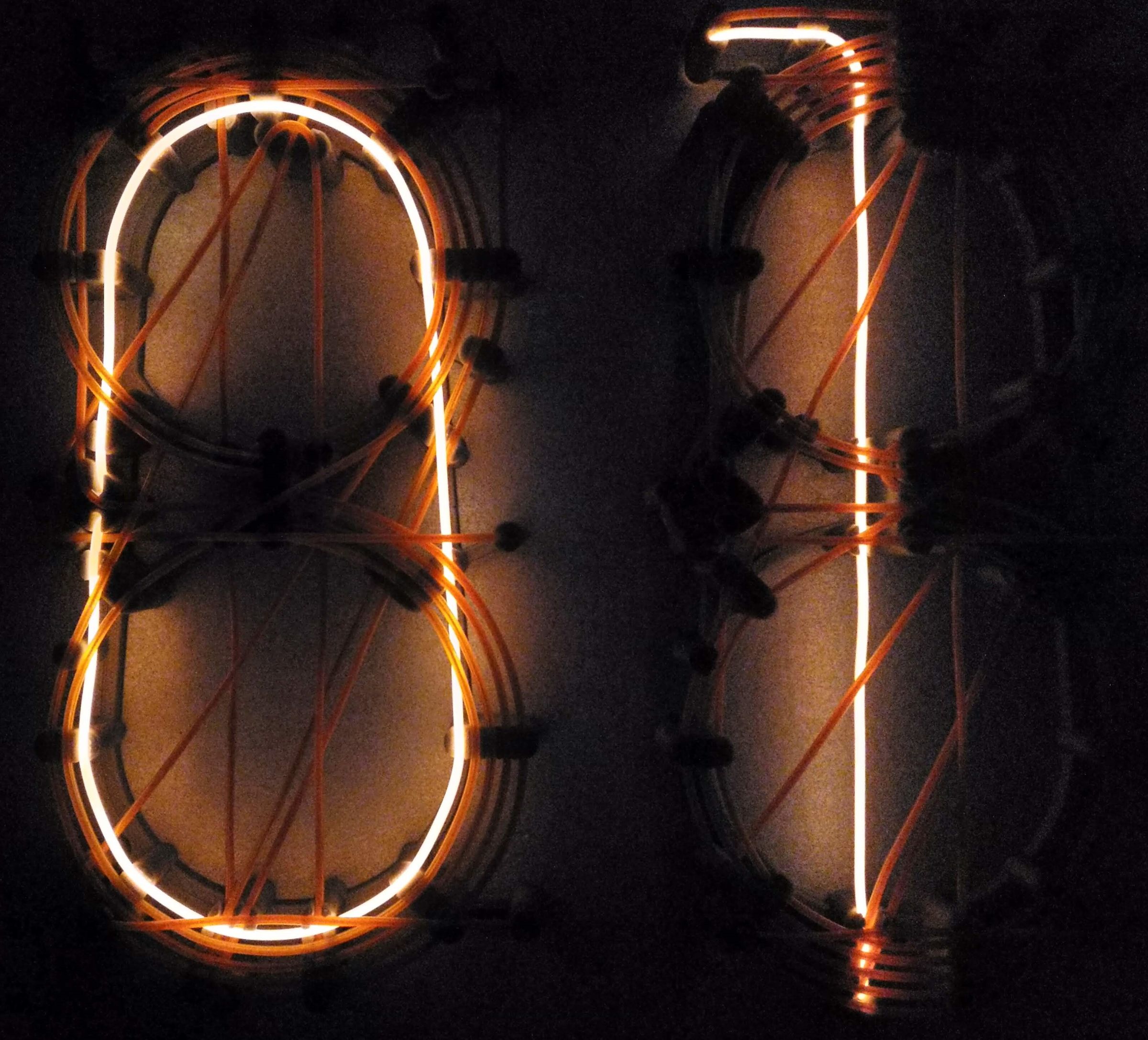 EL Wire Neon Nixie Style Clock : 21 Steps (with Pictures) - Instructables