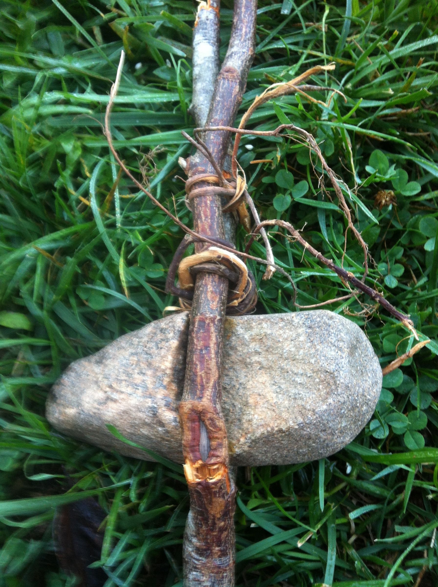 No Tool Build! Caveman Hammer : 7 Steps - Instructables