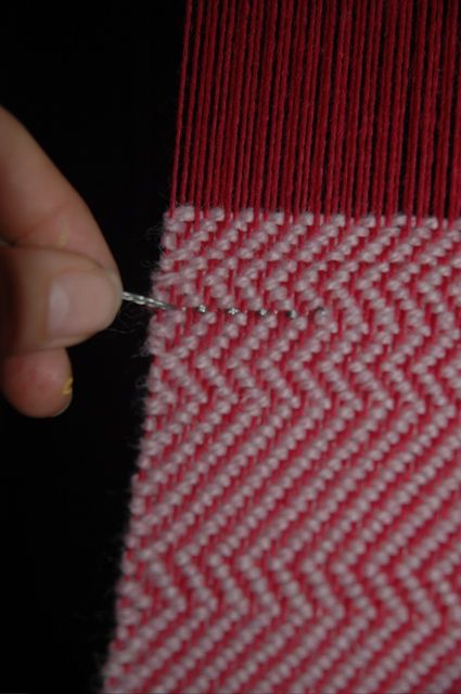Weaving With Conductive Thread: Clasped Weft : 4 Steps (with Pictures ...