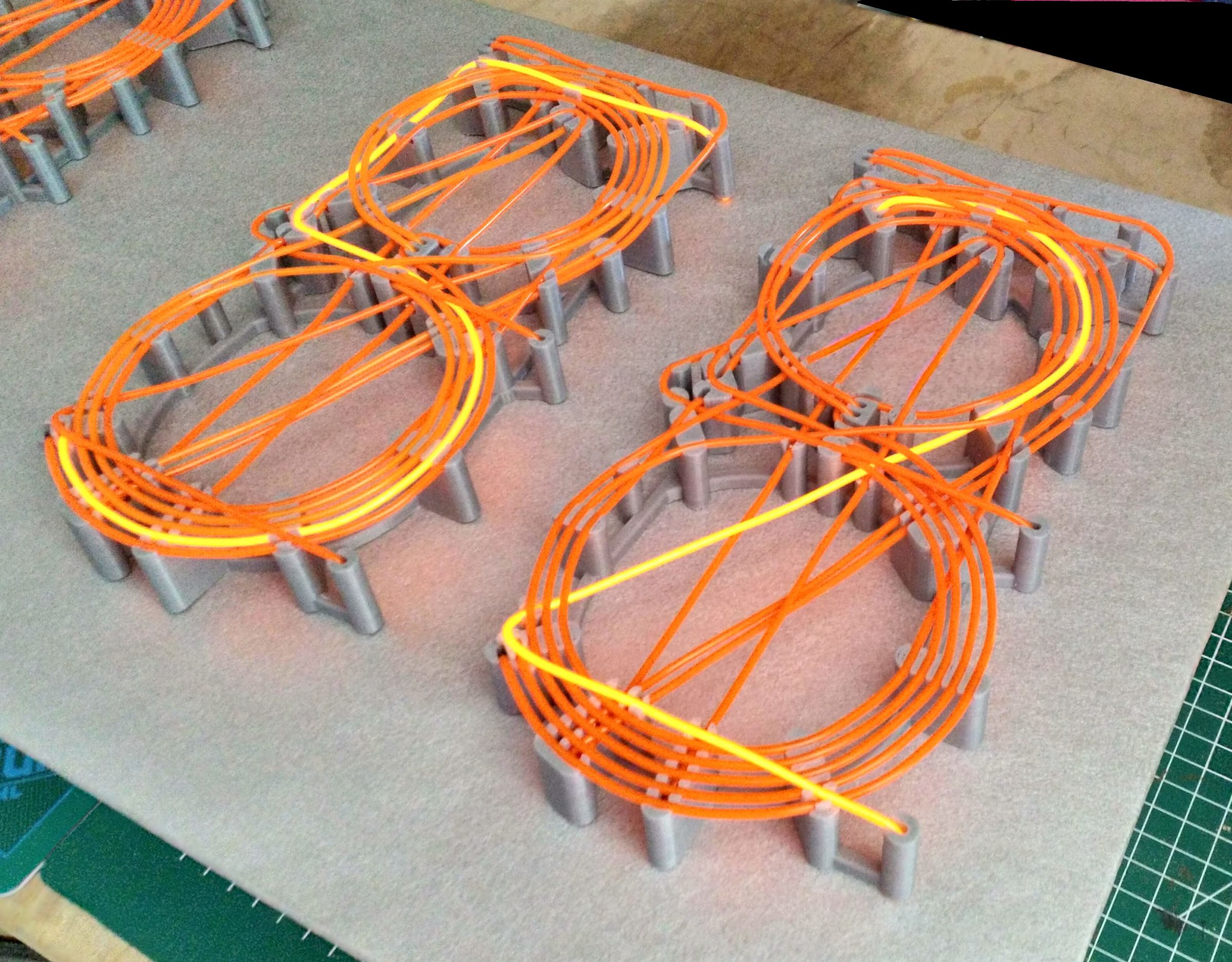 EL Wire Neon Nixie Style Clock : 21 Steps (with Pictures) - Instructables