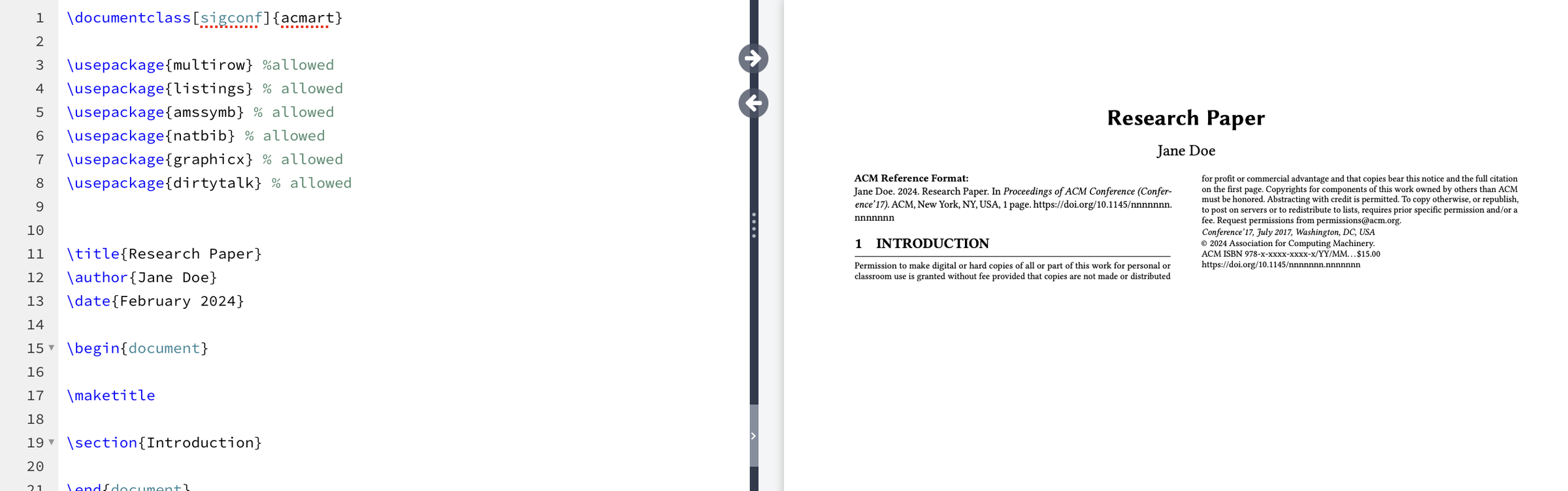 Formatting a Research Paper Using LaTeX in Overleaf : 9 Steps ...