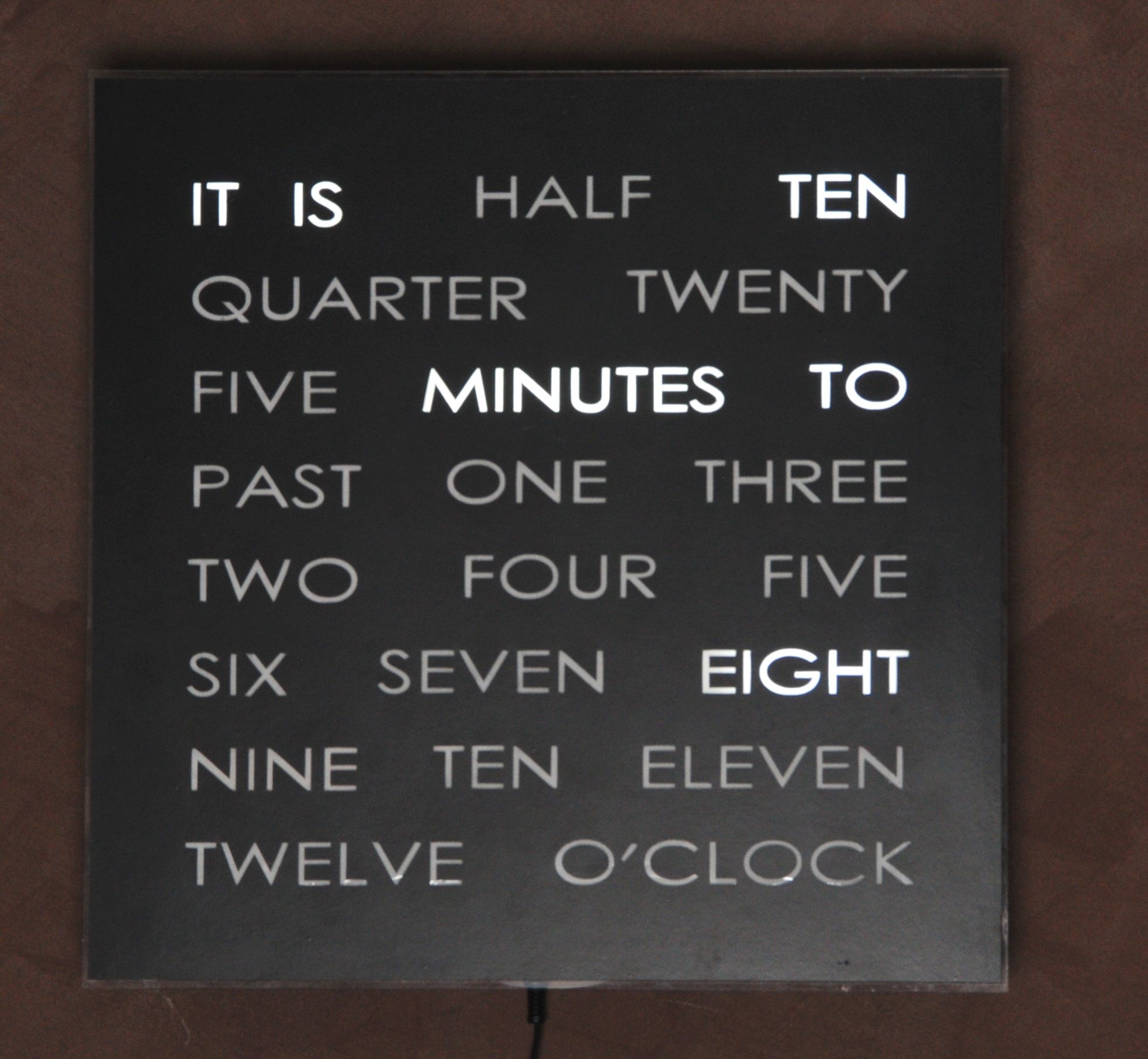 The Wordclock Grew Up! : 8 Steps (with Pictures) - Instructables
